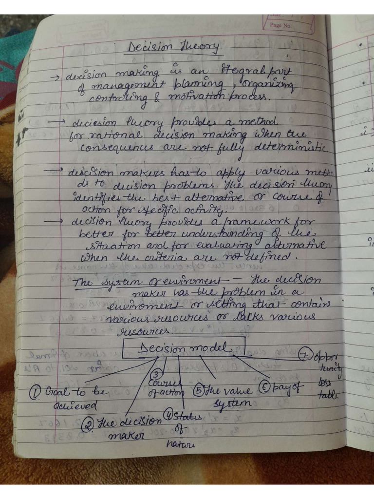 Desicion Theory or Sem-6 Notes | PDF