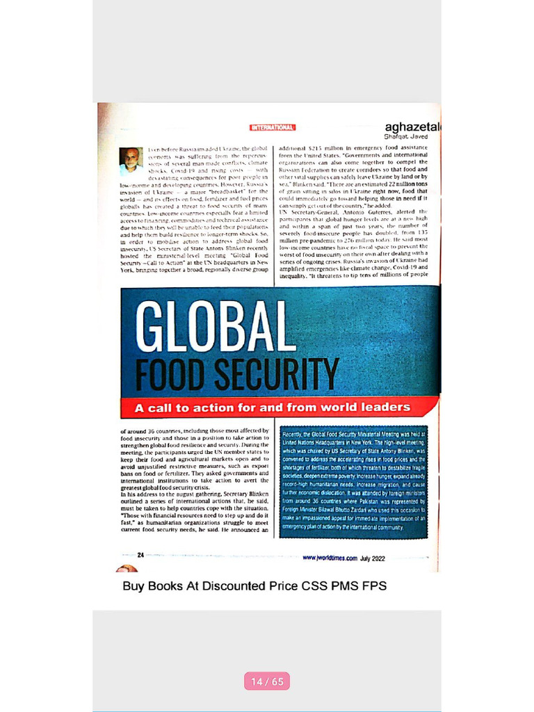 Global Food | PDF