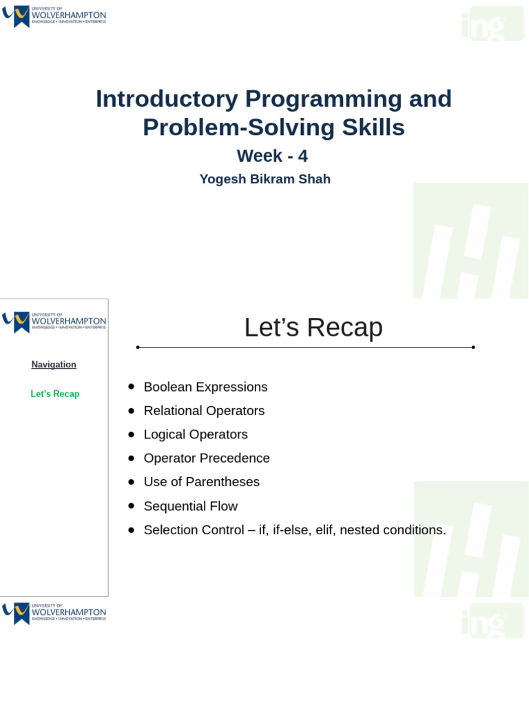 Week4IterationControl1 95176 | PDF | Control Flow | Php
