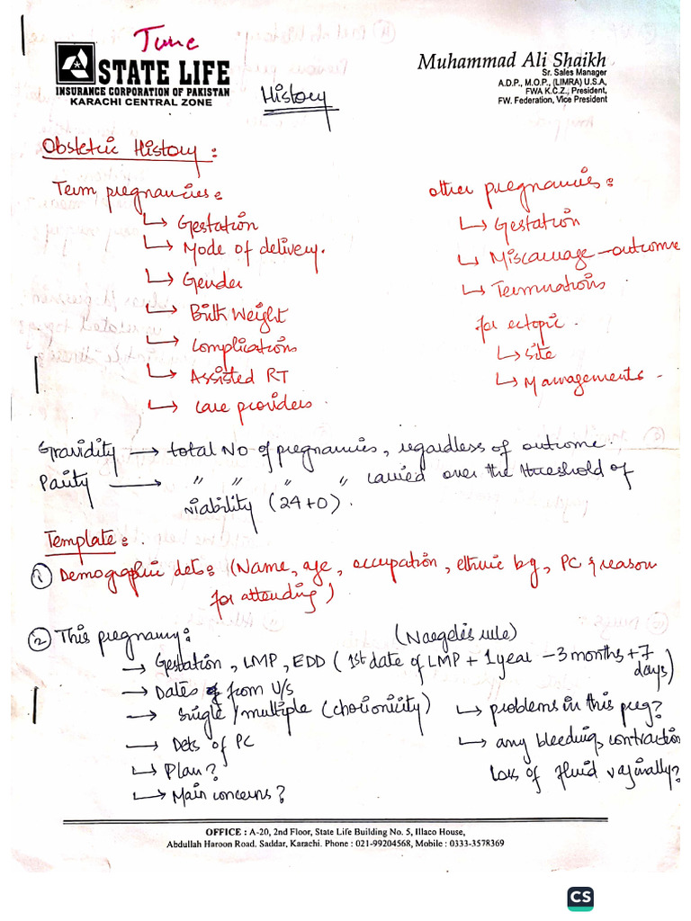Gynae Ward Test Preparation | PDF
