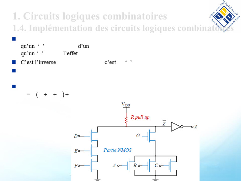 Implémentation de Circuits Logiques VLSI | PDF