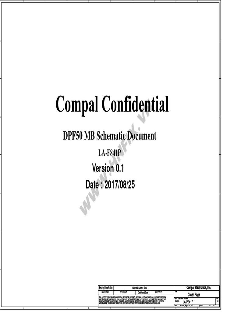 hnfix.vn_-Compal DPF50 LA-F841P Schematic | PDF | Computer Hardware | Computer Architecture