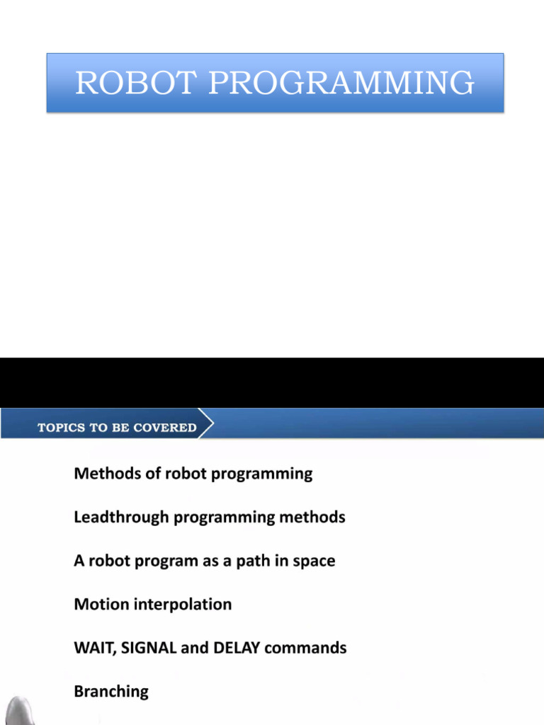 Robot Programing 11 | PDF