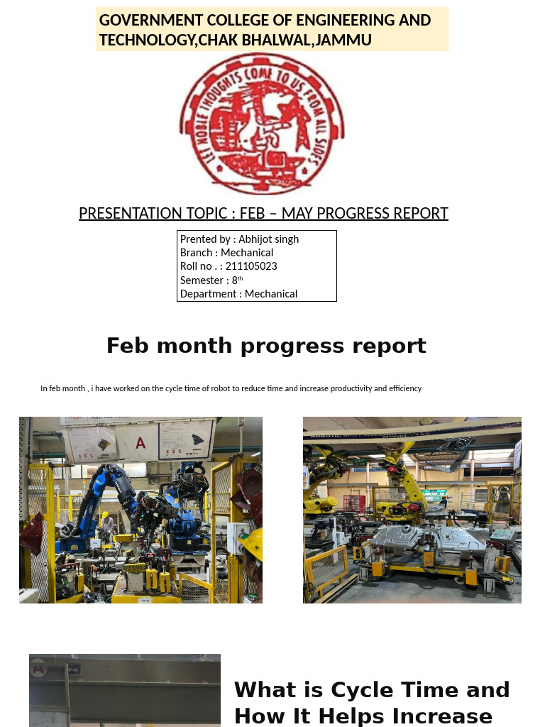 What Is Cycle Time and How It Helps Increase Productivity | PDF ...