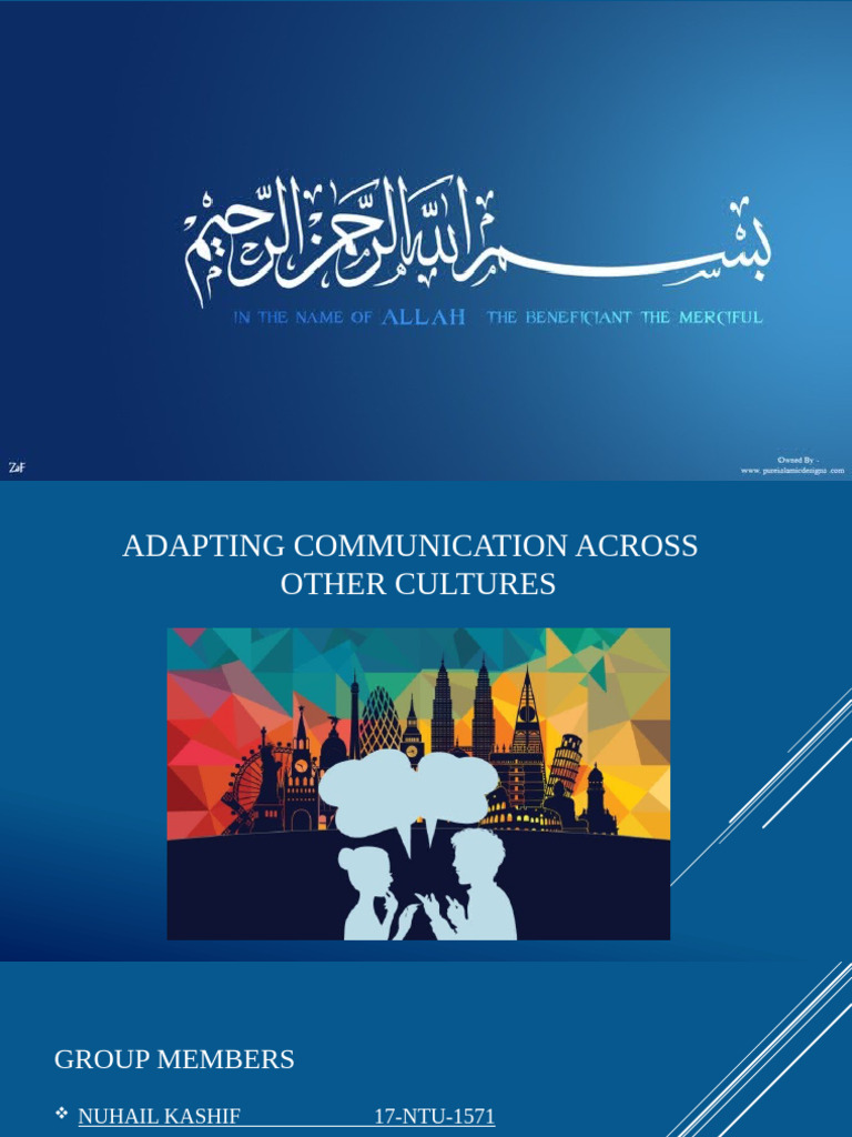 Adapting Communication Across Other Cultures | PDF | Communication ...
