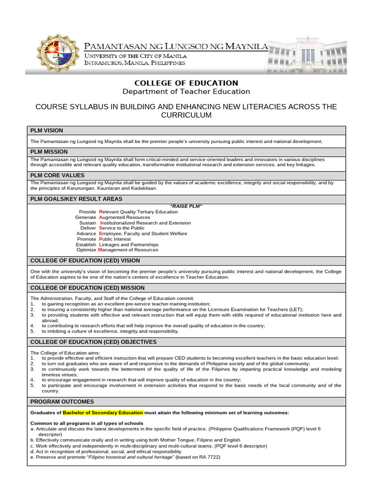 Building and Enhancing New Literacies Across The Curriculum | PDF ...