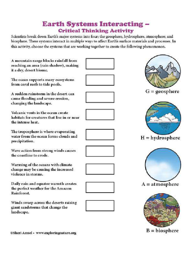 Earth's Major Systems | PDF