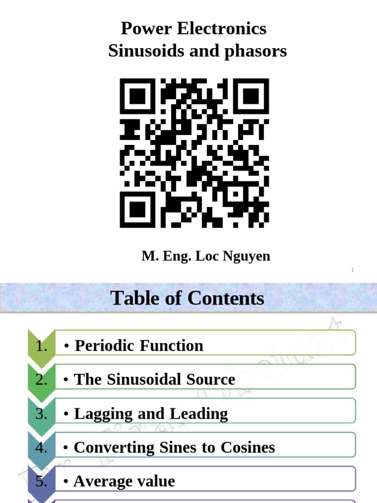 3 Sinusoids and Phasor-2 | PDF | Root Mean Square | Phase (Waves)