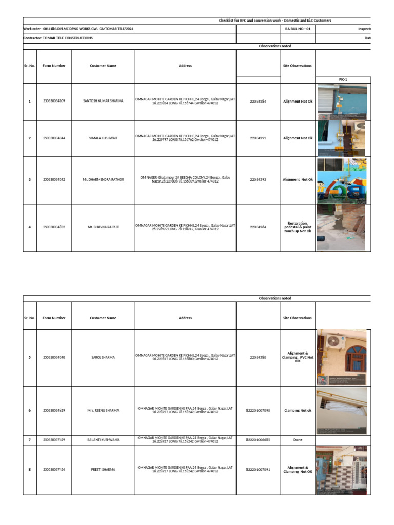 Manager-Bill Verification Observations - 30-05-2025 | PDF