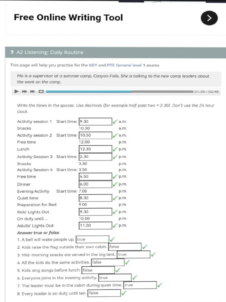 Homework Chapter 1 Listening | PDF