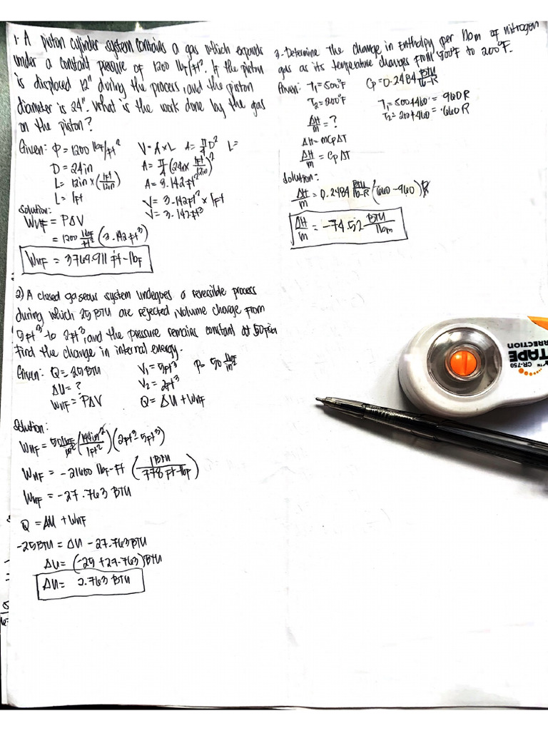 Combustion (Isobaric & Isometric) | PDF