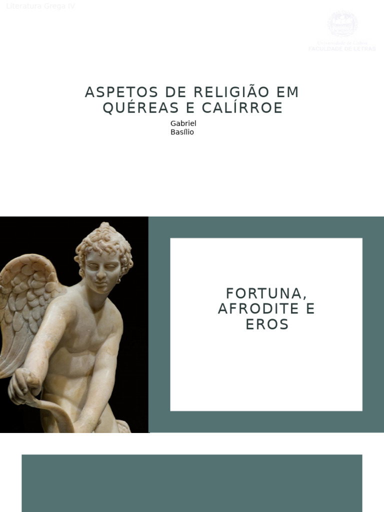 Aspetos de Religião Em Quéreas e Calírroe [Guardado Automaticamente ...