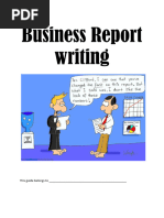 APA Business Report Sample Guide | PDF | Theory | Information