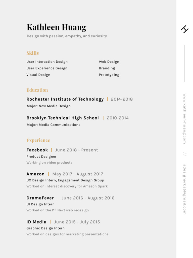 Kathleen Huang: Skills | PDF