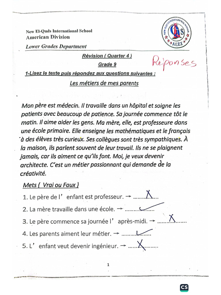 Réponses Rév.9 | PDF