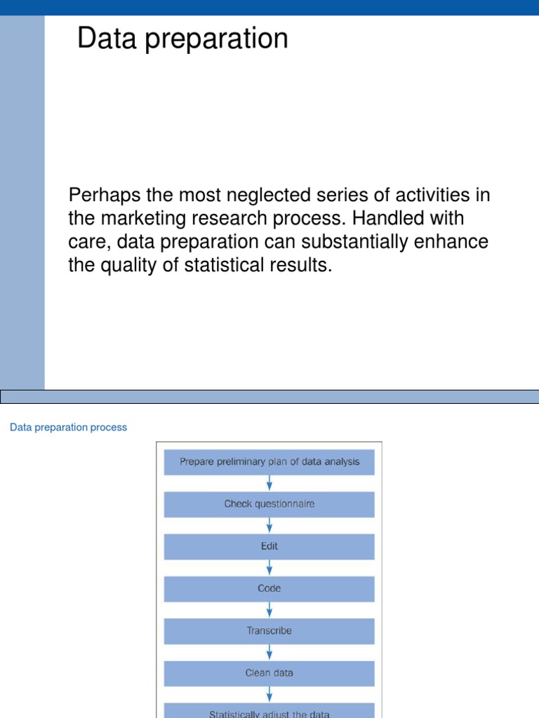 Data Preparation | PDF | Questionnaire | Variable (Computer Science)