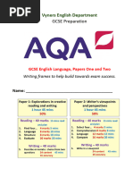 Silk Factory Language Paper 1 Guide | PDF | Question | Grammar