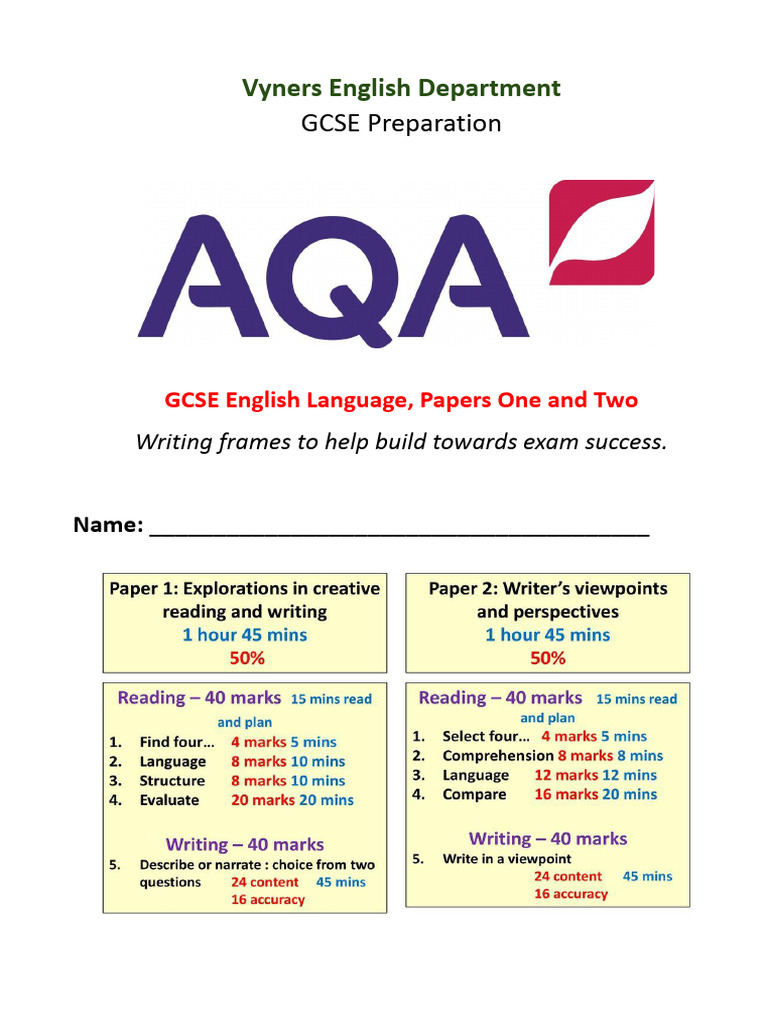 English Language Guidance Booklet | PDF | Adverb | Adjective