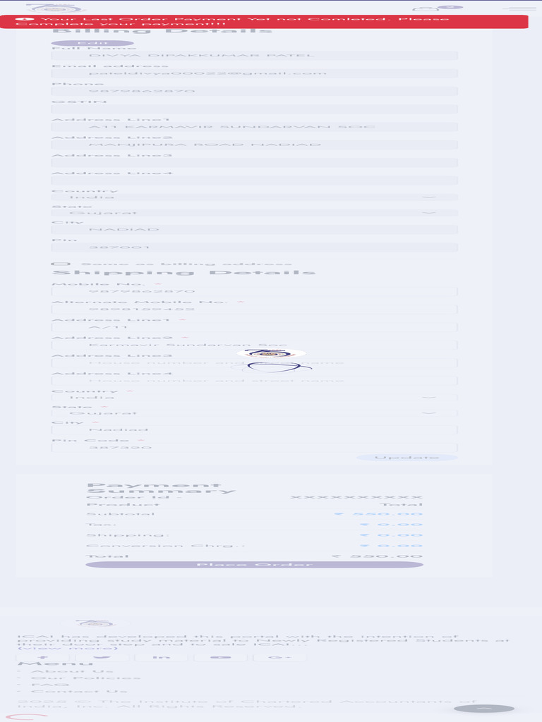 Icai Cds Portal | PDF