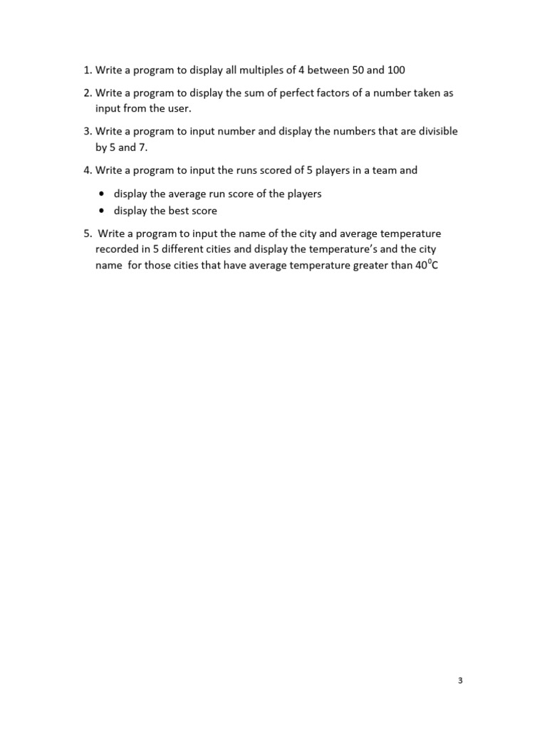 Worksheet Loops | PDF