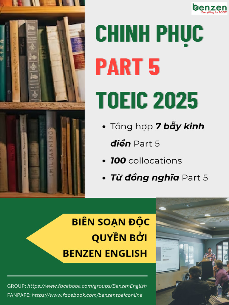 Chinh Phục Part 5 Toeic 2025 | PDF