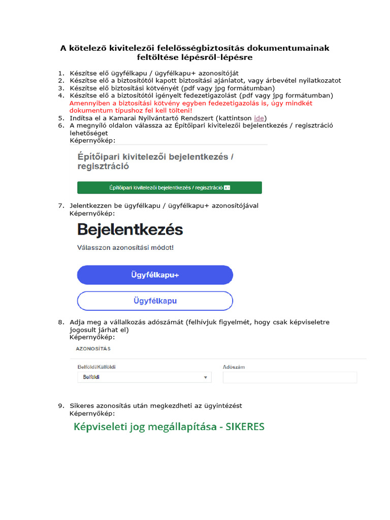 Kivitelezoi Felelossegbiztositas Feltoltese Lepesrol Lepesre 40ee890c ...