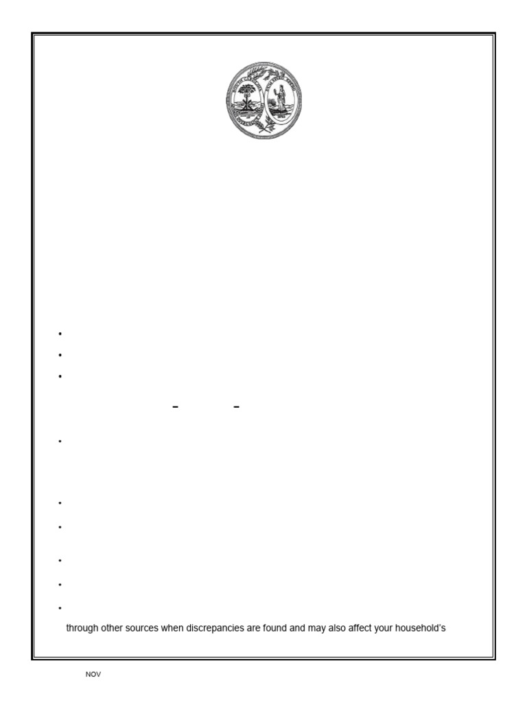 South Carolina TANF & SNAP Application Guide | PDF | Supplemental ...
