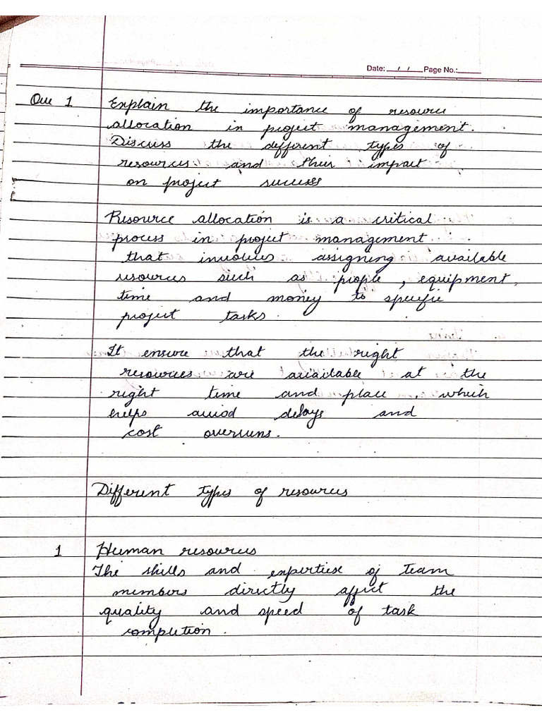 Resource Allocation | PDF