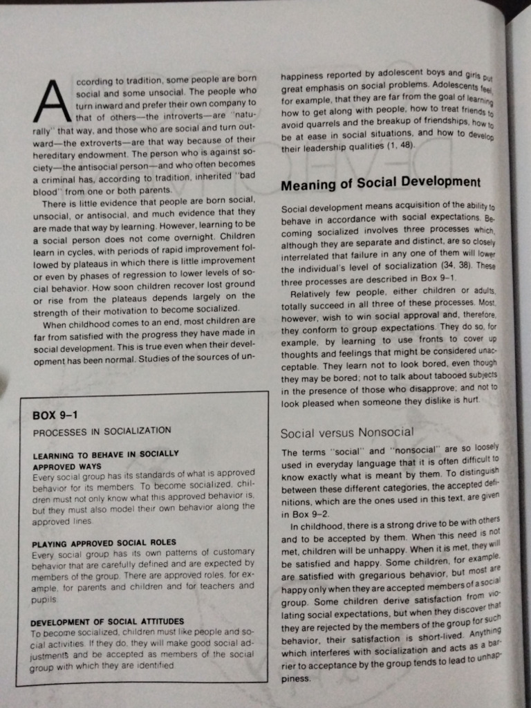 Social.development(Hurlock) | PDF