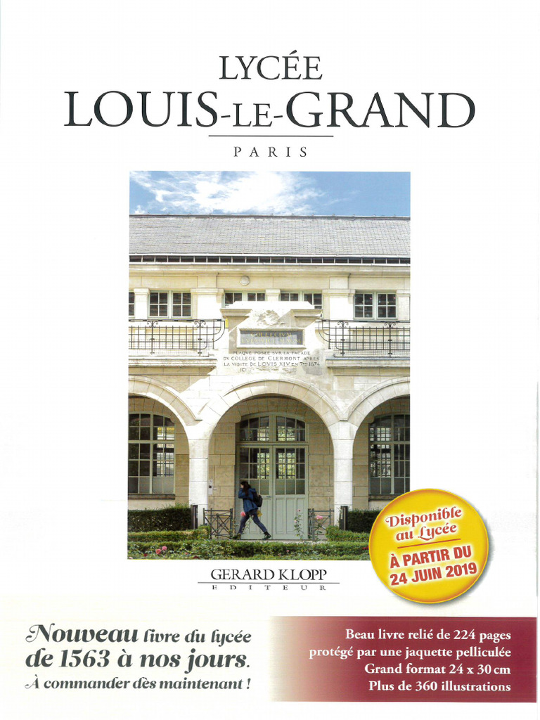 Bon de Commande Du Livre Louis-le-Grand | PDF
