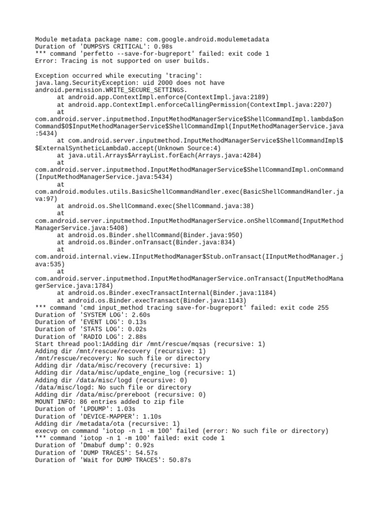 Bugreport Camellia - in SP1A.210812.016 2025 02 11 13 38 26 Dumpstate ...