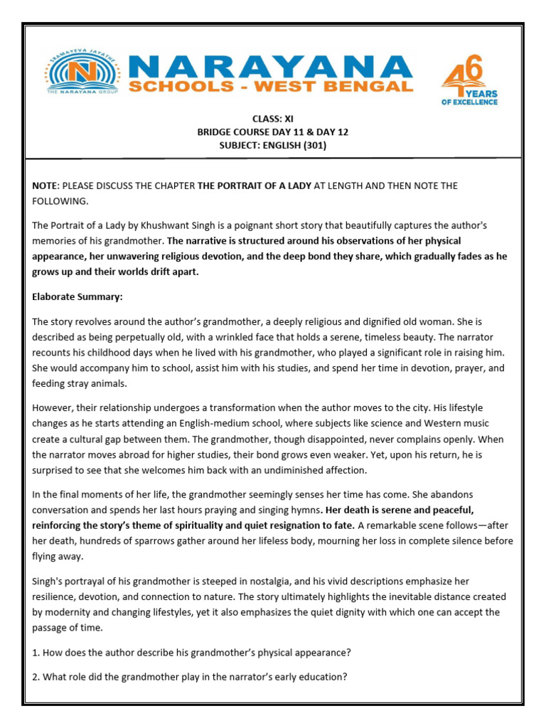 Bridge Course Class 11-Day 11& Day 12 | PDF | Spirituality