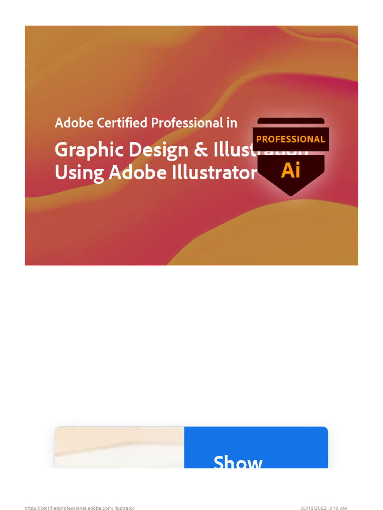 Adobe Illustrator Certification Guide | PDF | Computer Graphics | Graphics