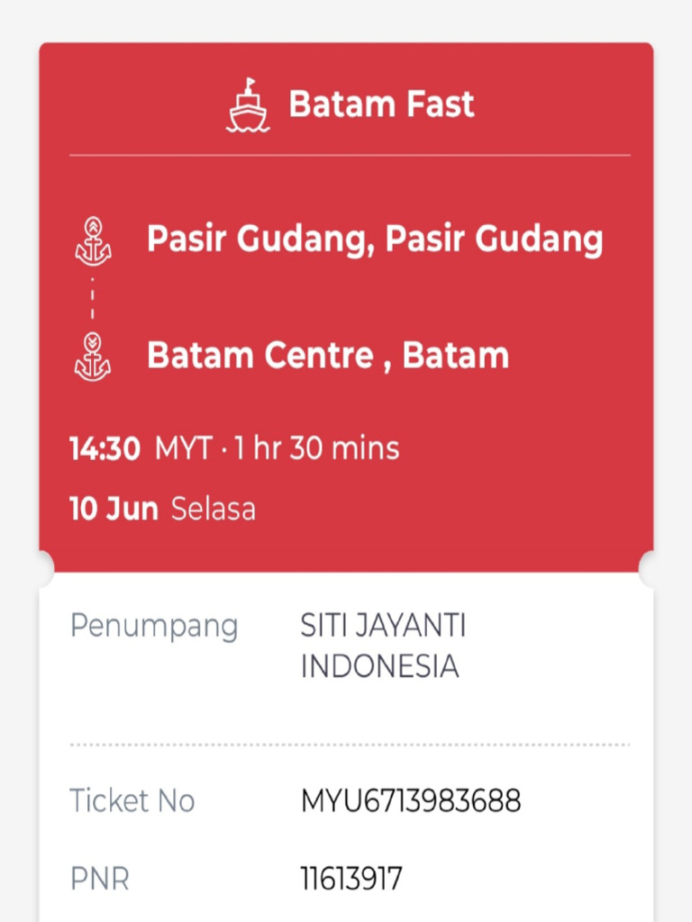 Tickets Ferry | PDF