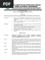 Contoh SK Surat Keputusan Tim Siaga Bencana Sekolah | PDF