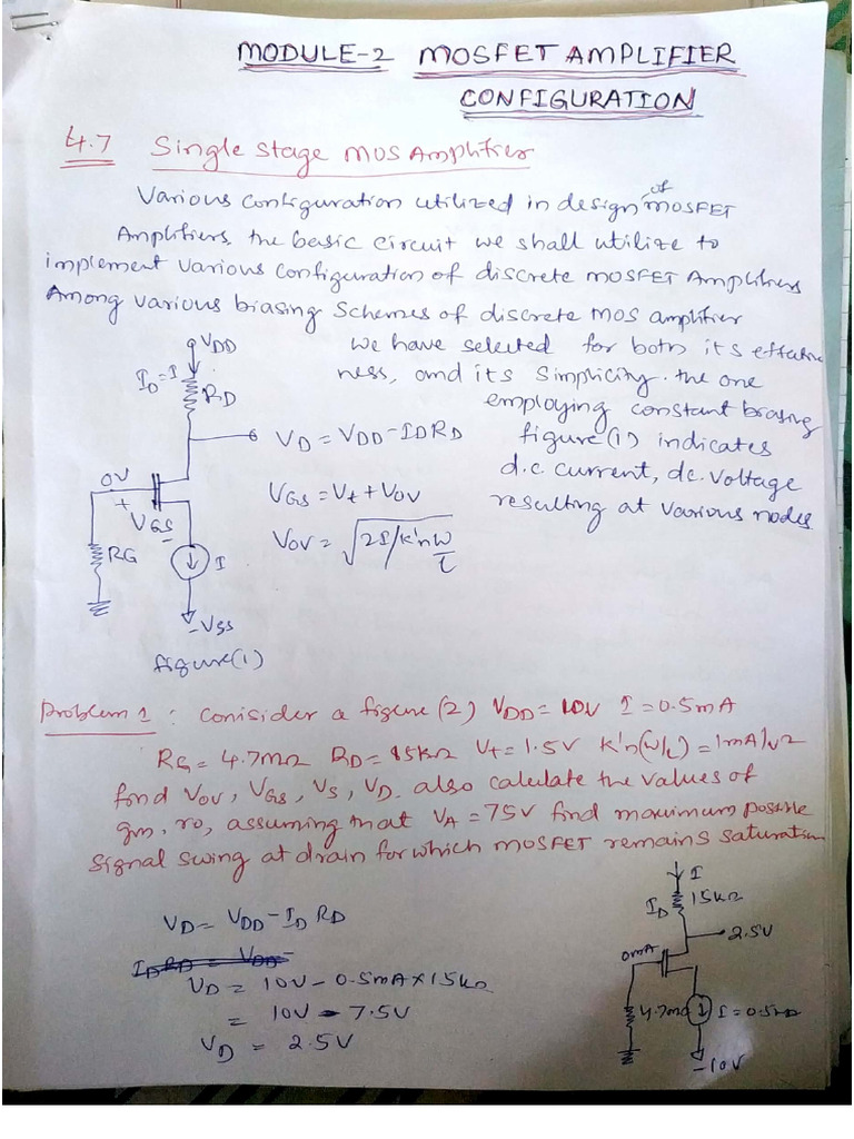 Analog Circuits 2 Module Notes | PDF