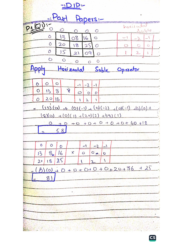 Dip Past Paper Solve | PDF