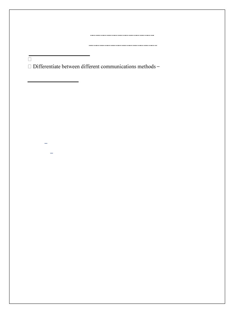 Communication Skills Overview for Class IX | PDF | Communication ...