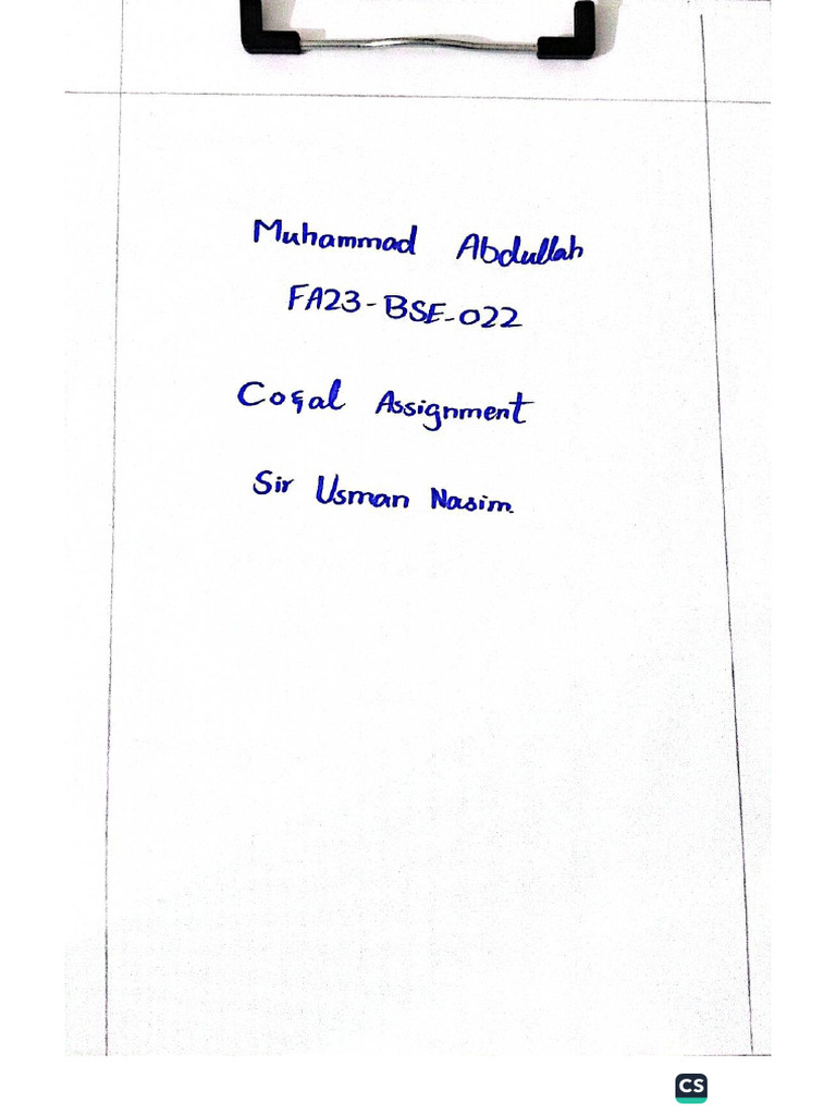 Coal Assignment Theory | PDF