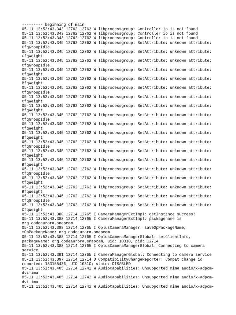 Log Cat 1746949963300 | PDF | Computer Science | Operating System Technology