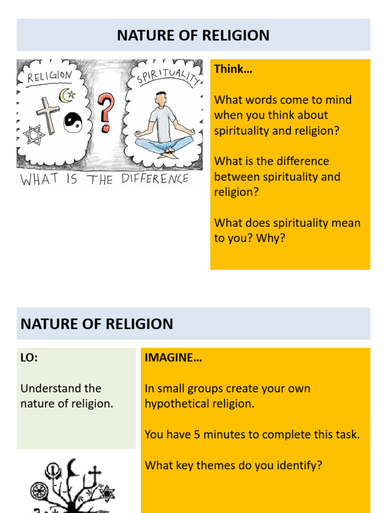 10 CS Worldview L6 - Nature of Religion | PDF | Religious Faiths ...