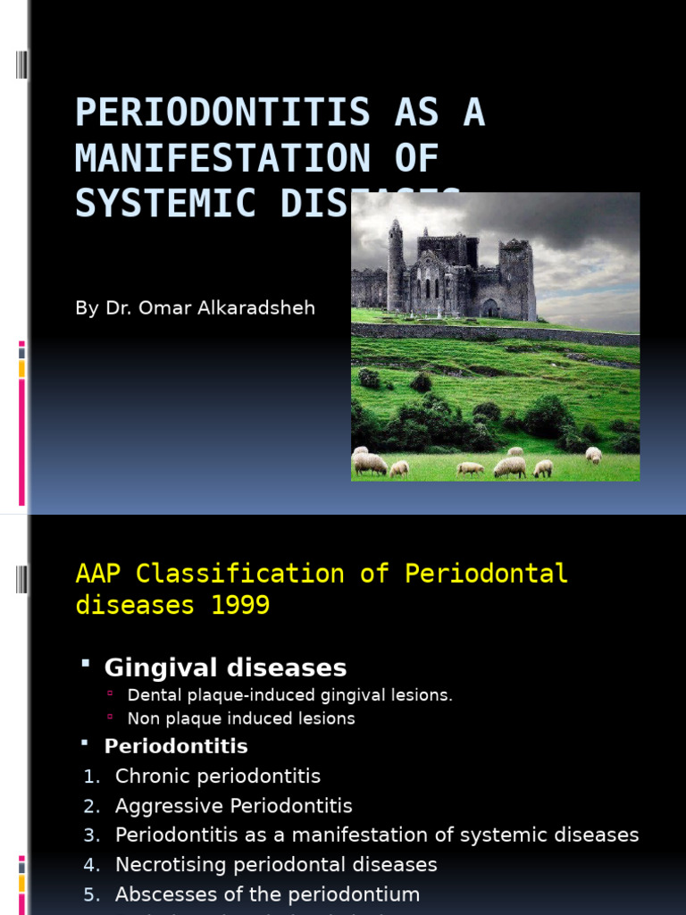 Periodontitis as a Manifestation of Systemic Diseases | PDF ...