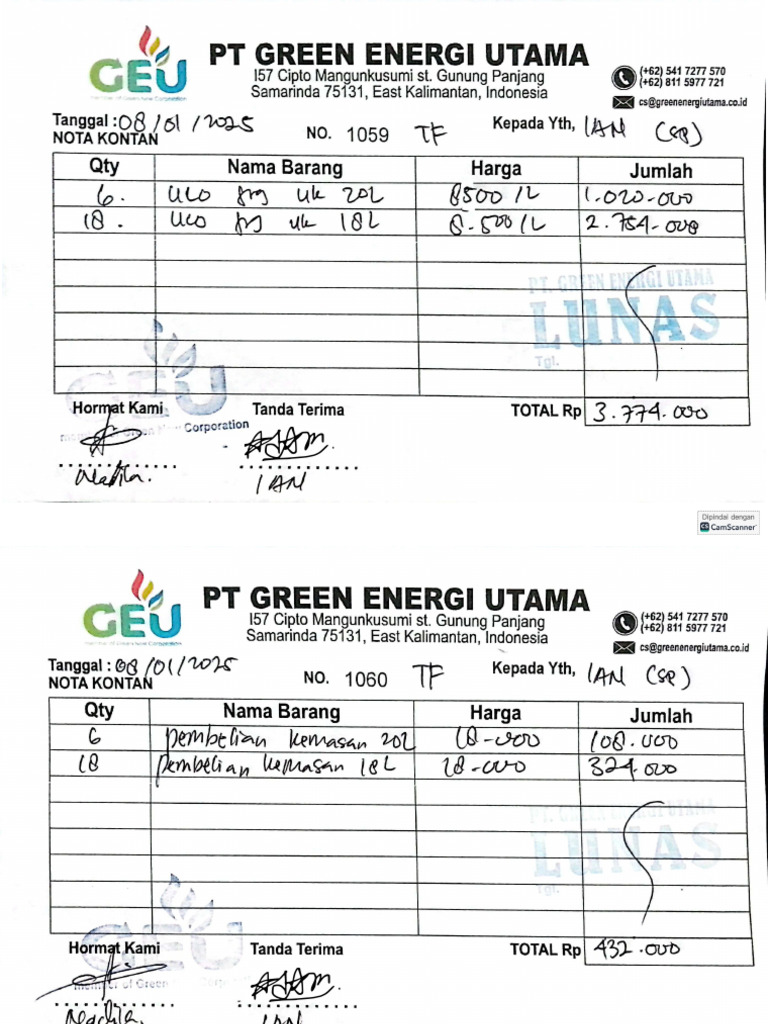 Nota Po 024 - Ian | PDF