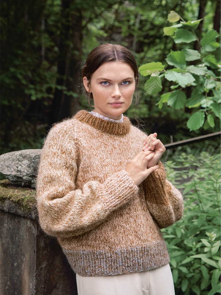 Fleur Sweater Sandnes Garn-Eng - 1 | PDF | Yarn | Knitting