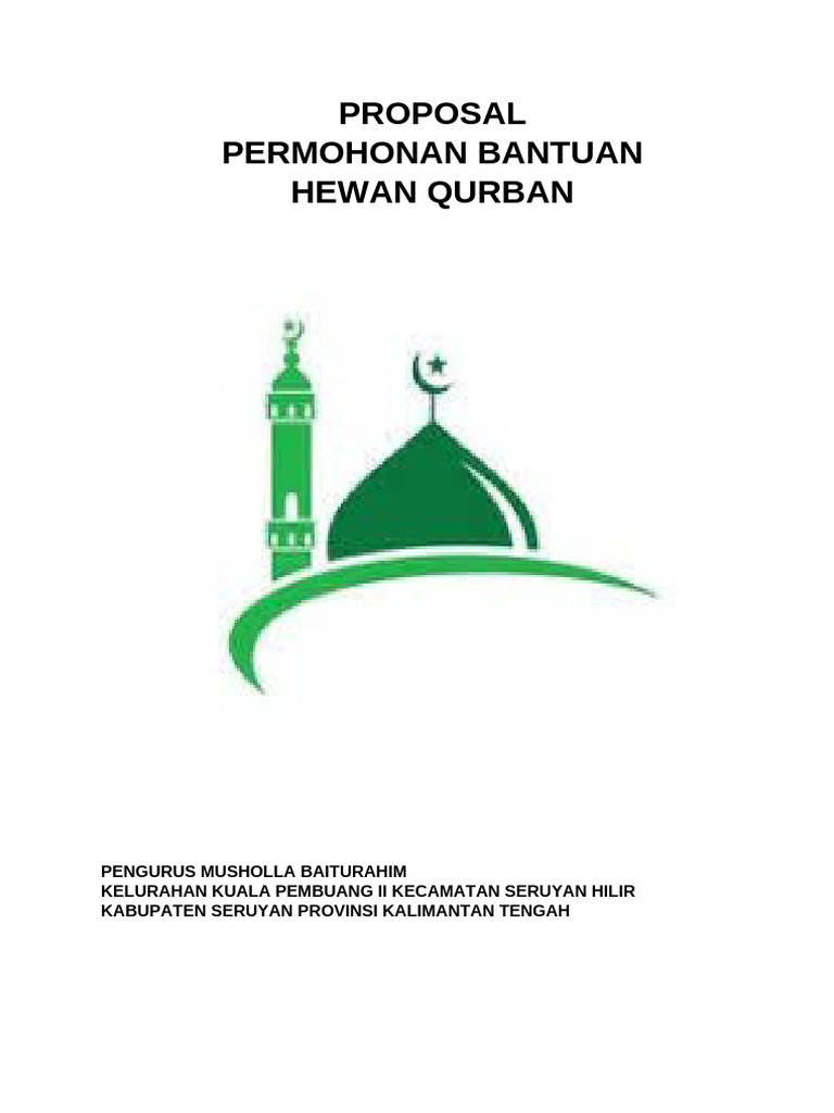 Proposal Qurban | PDF