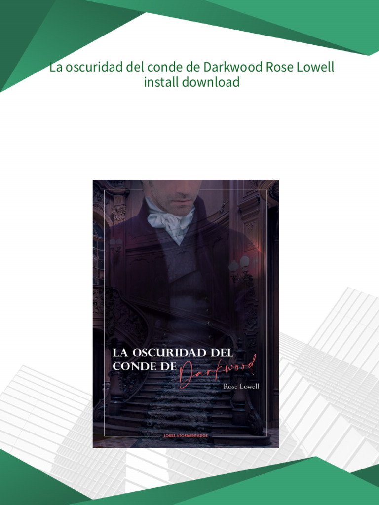 La Oscuridad Del Conde de Darkwood Rose Lowell PDF Download | PDF | Matrimonio