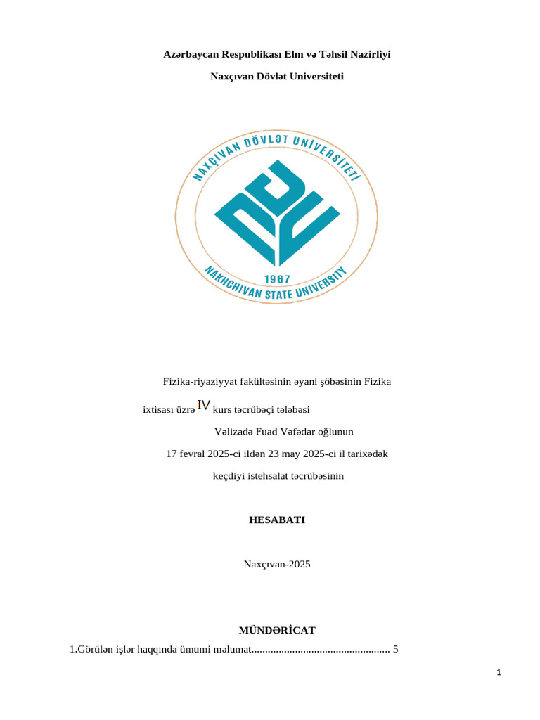 Fuad Hesabat | PDF