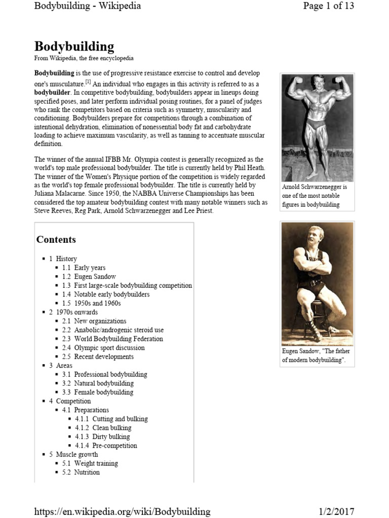 Bodybuilding-2017 - PDF Room | PDF | Muscle Hypertrophy | Strength Training