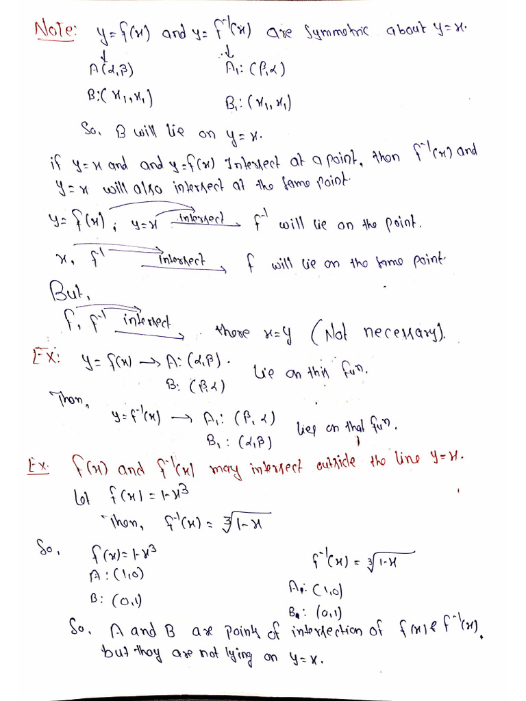 Function Notes by ANAND SIR IIT MADRAS | PDF
