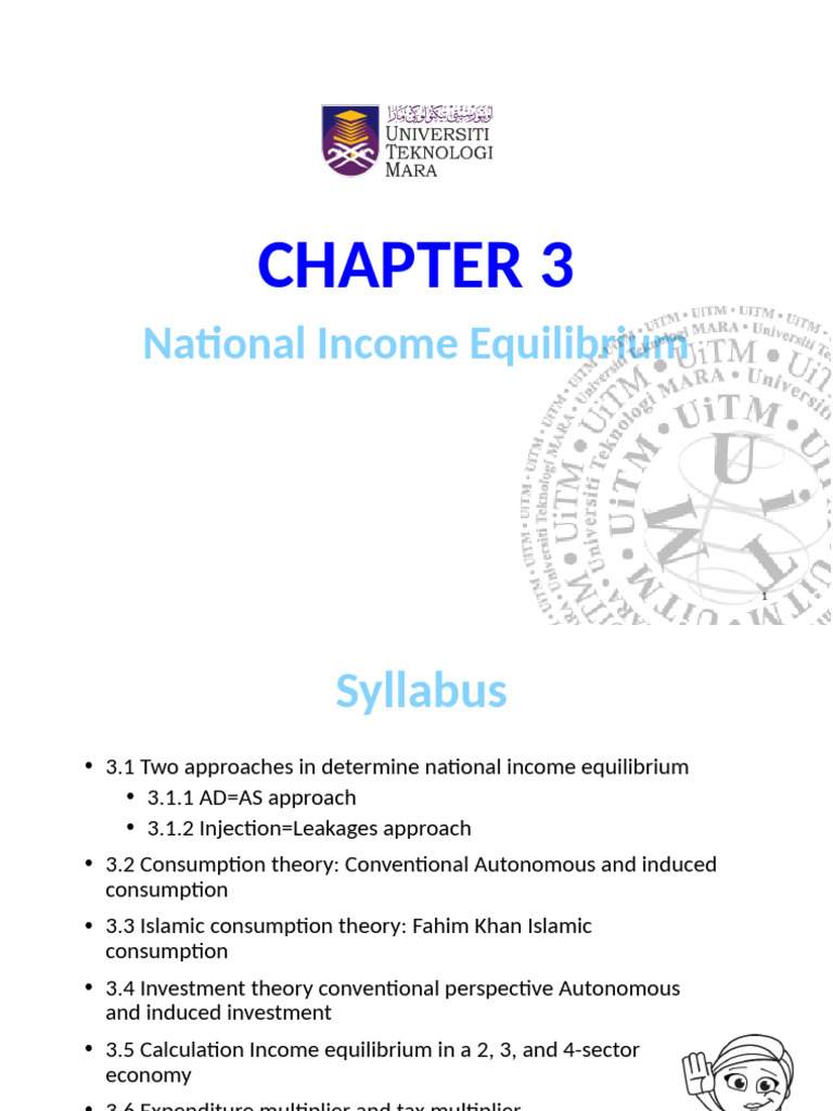 Chapter 3 - National Income Equilibrium | PDF | Consumption (Economics ...